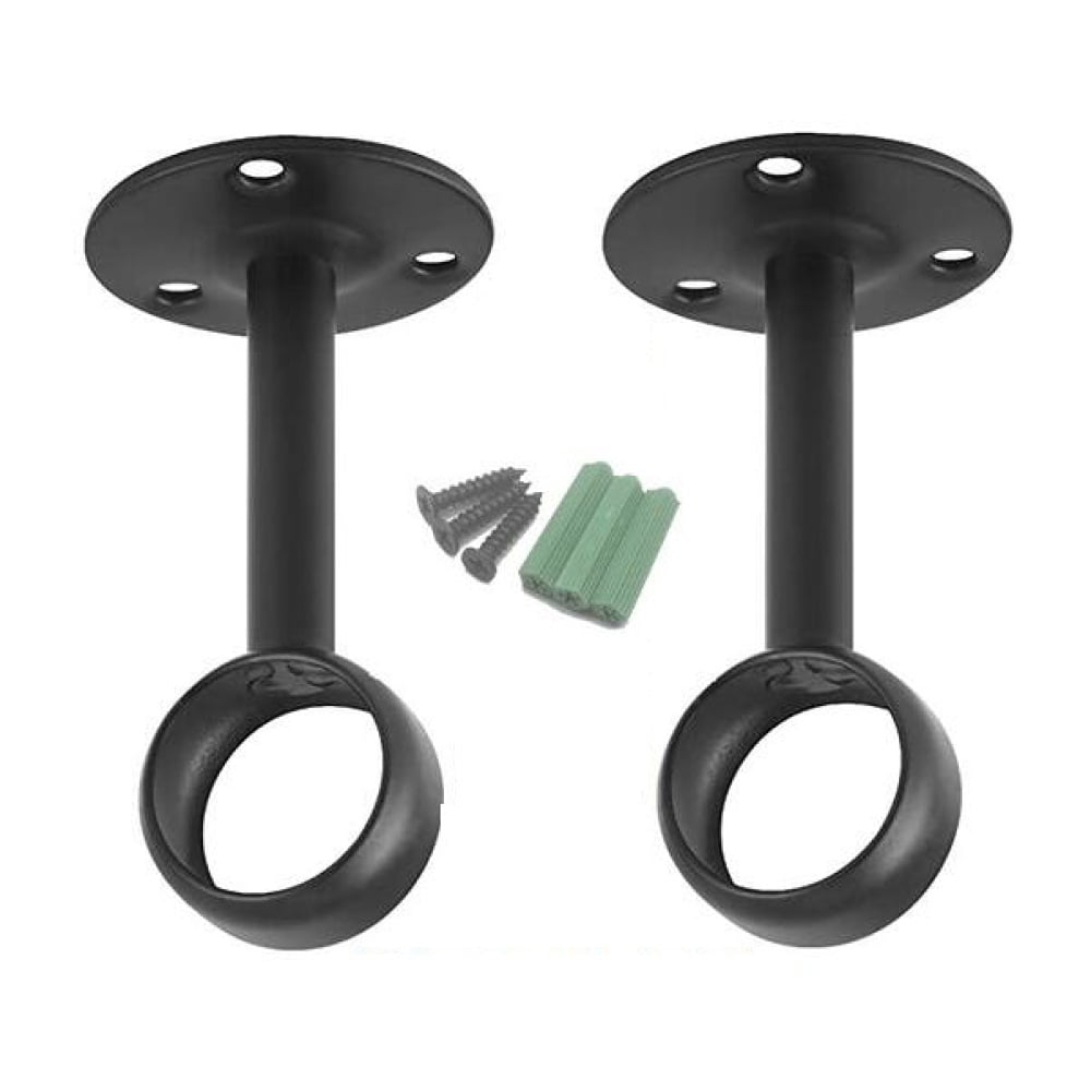 Soporte Set 2 Cortinero Para Pared Gancho Levamdar LL-2054 | Walmart en ...