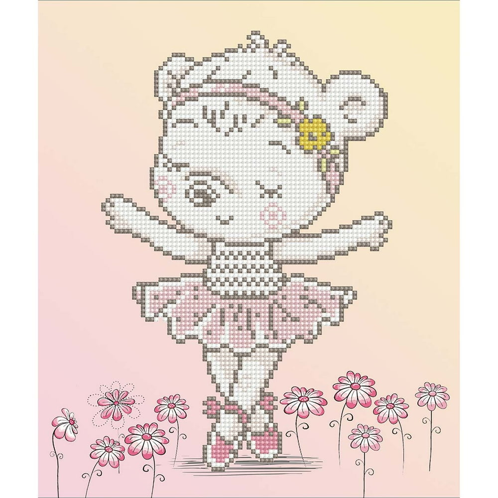 Diamond Dotz® Ballet Bear Diamond Painting - Walmart.com - Walmart.com