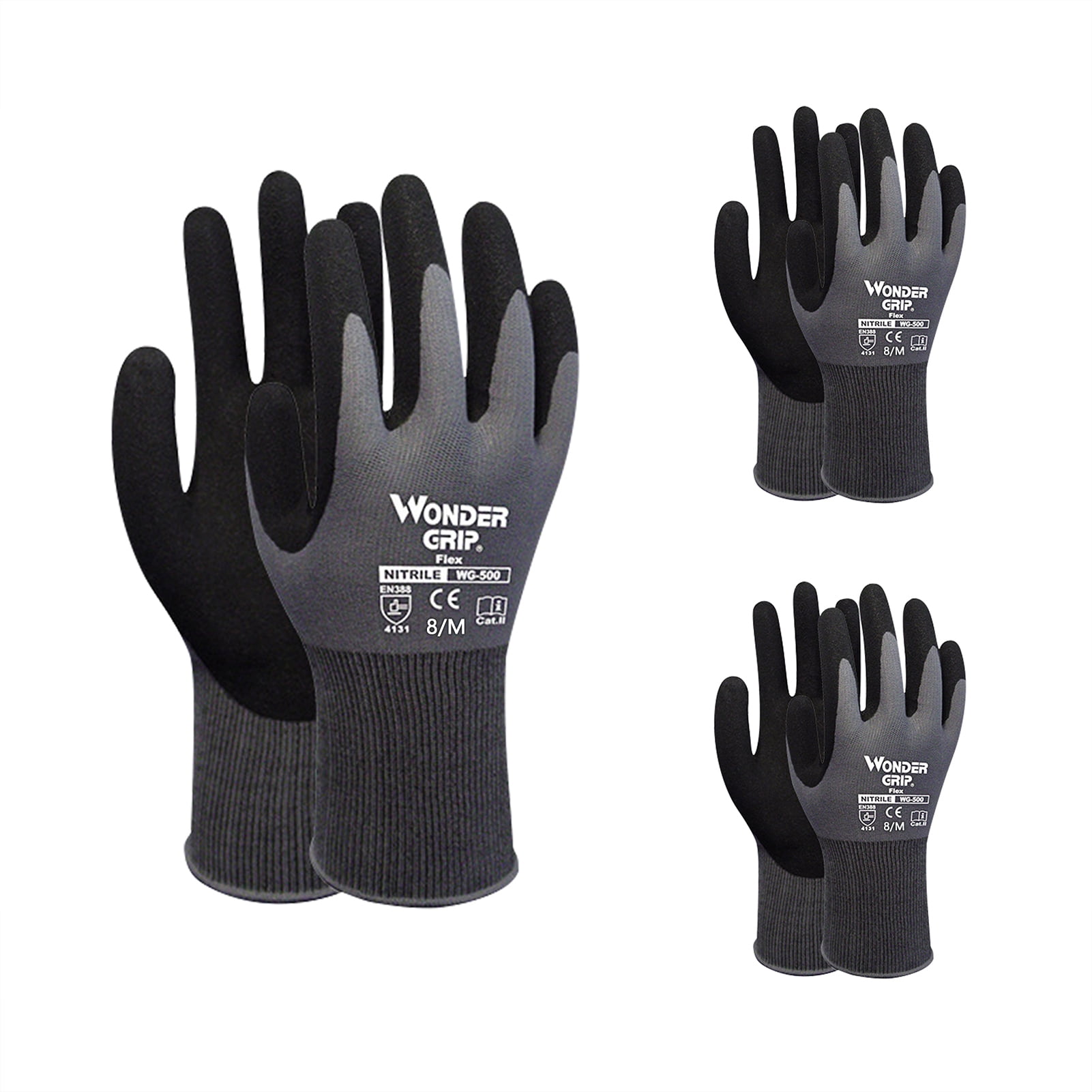 Click here for Yeacher 3-Pairs Nitrile Impregnated Work Gloves Sa... prices
