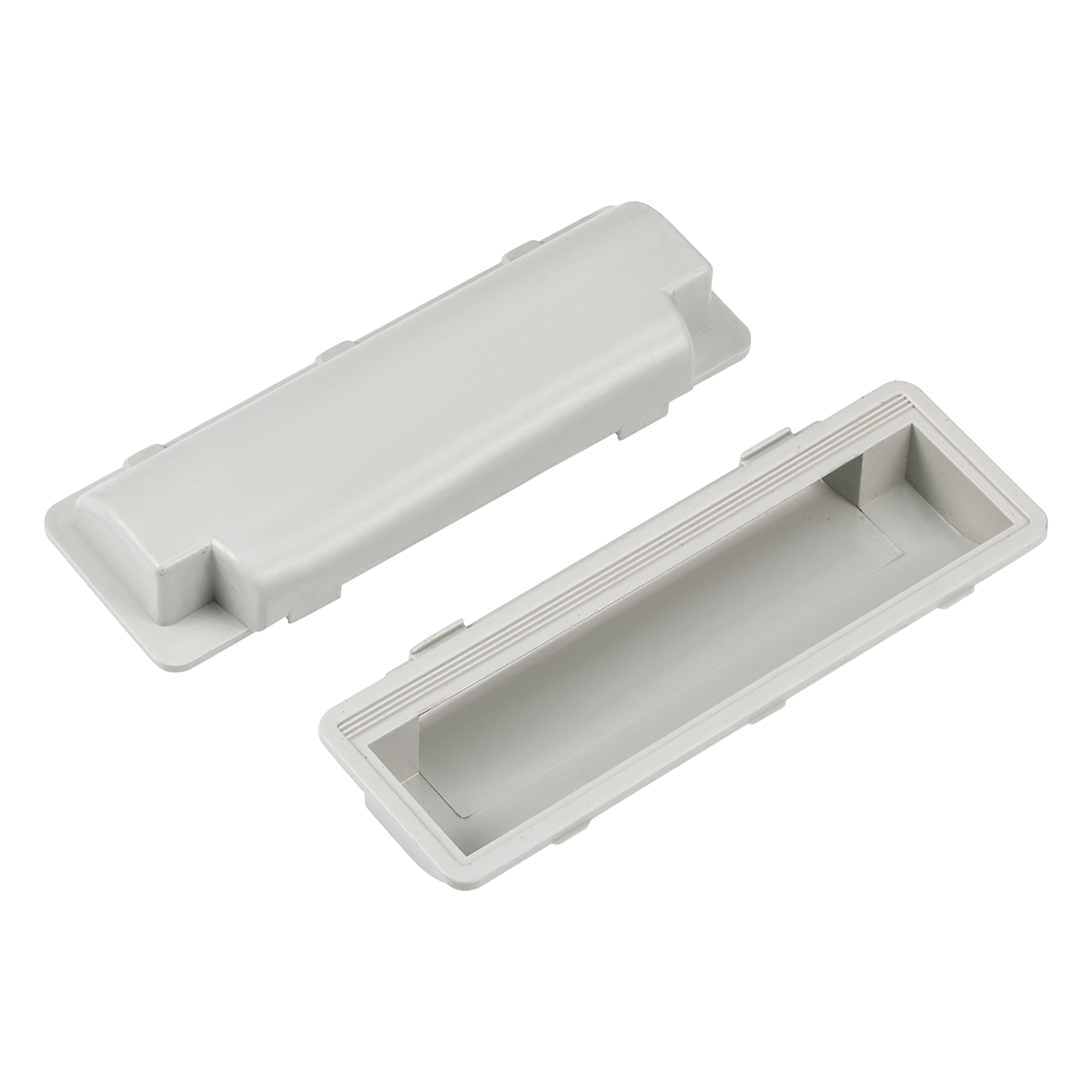 Flush Pull, Finger Insert Recessed Cabinet Door Handles 112mm x 41mm x ...