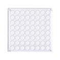 Acrylic Organizer, 64 Round Grid Clear Acrylic Magnetic Transparent ...