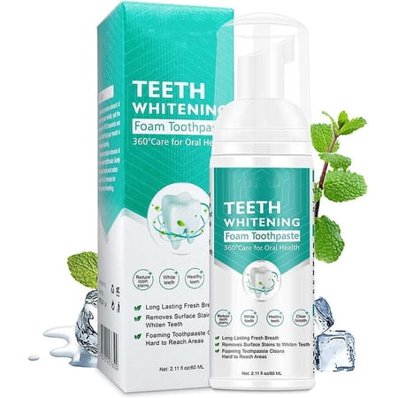 Whitening Foam Toothpaste, Mouthwash, Teeth Mousse Foam Baking Soda ...