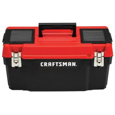 Stalwart Yellow Deluxe Steel and Plastic 18-inch Tool Box - Walmart.com