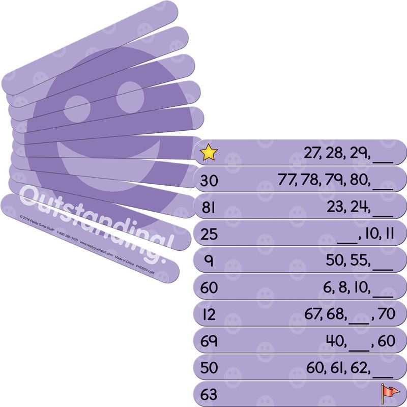 Missing Number In A Sequence - Mental Math Sticks™ - Walmart.com