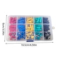 Efficient 120pcs Insulated Wire Connectors Crimp Connectors Assortment ...