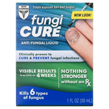 FUNGICURE Anti-Fungal Liquid for Toenails and Feet, 1 fl oz - Walmart.com