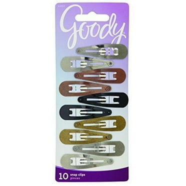 Goody Slideproof Small Half Claw Clips 6 Pieces Pack - Brown and Black ...