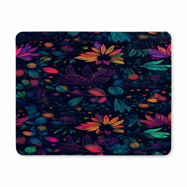 Mouse Pad, Beautiful Floral Mouse Pad，Waterproof Mousepad Mouse Pads ...
