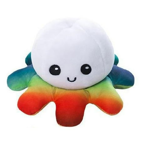 Double Faced Octopus Flippable Doll Children Plush Doll Boy Girl New ...