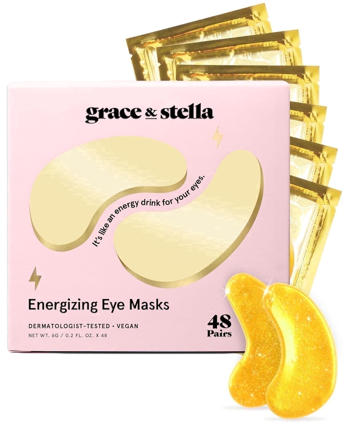 Grace & Stella Undereye Masks, Hydrating Gel Patches for Dark Circles ...