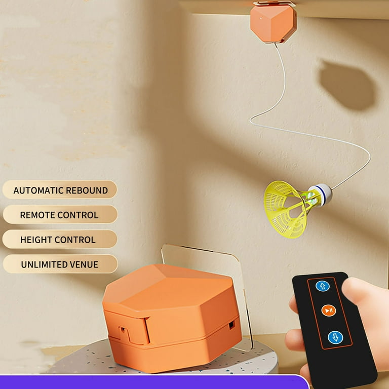 Badminton Racket Set Rebound Badminton Trainer With Remote Control ...