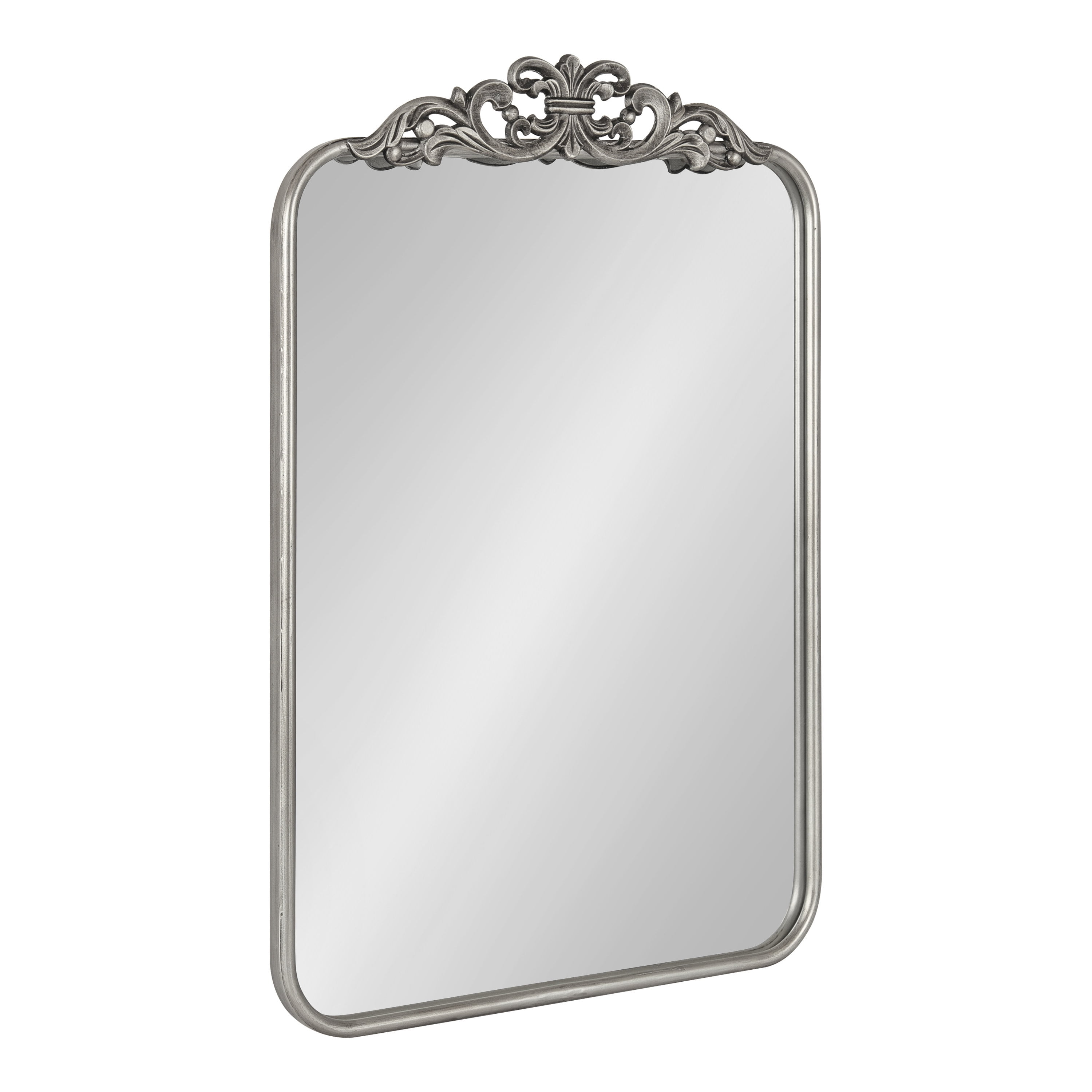 Kate and Laurel Laubry Vintage Metal Rounded Rectangle Mirror, 20 x 30 ...