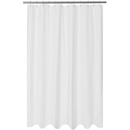 Embossed Microfiber Fabric Extra Long Shower Curtain Liner 84 inches ...