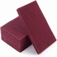 6" x 9" Maroon General Purpose Fine Scuff Pads 25 Pack Automotive ...