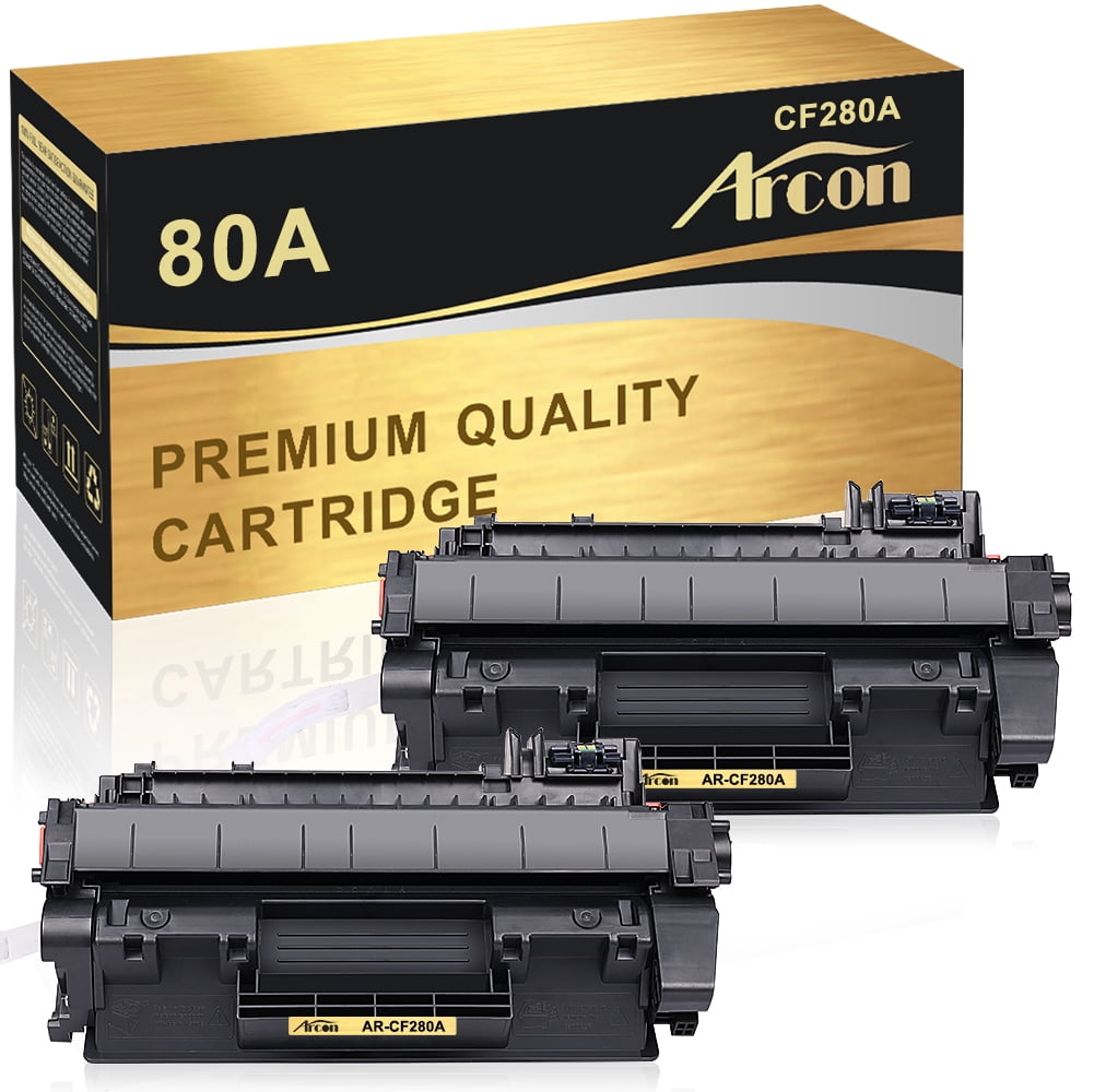 Arcon 2-Pack Compatible Toner for HP 80A CF280A works with HP Laser Jet ...