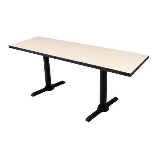 Regency 36" Square Table with Black Post Legs - Walmart.com