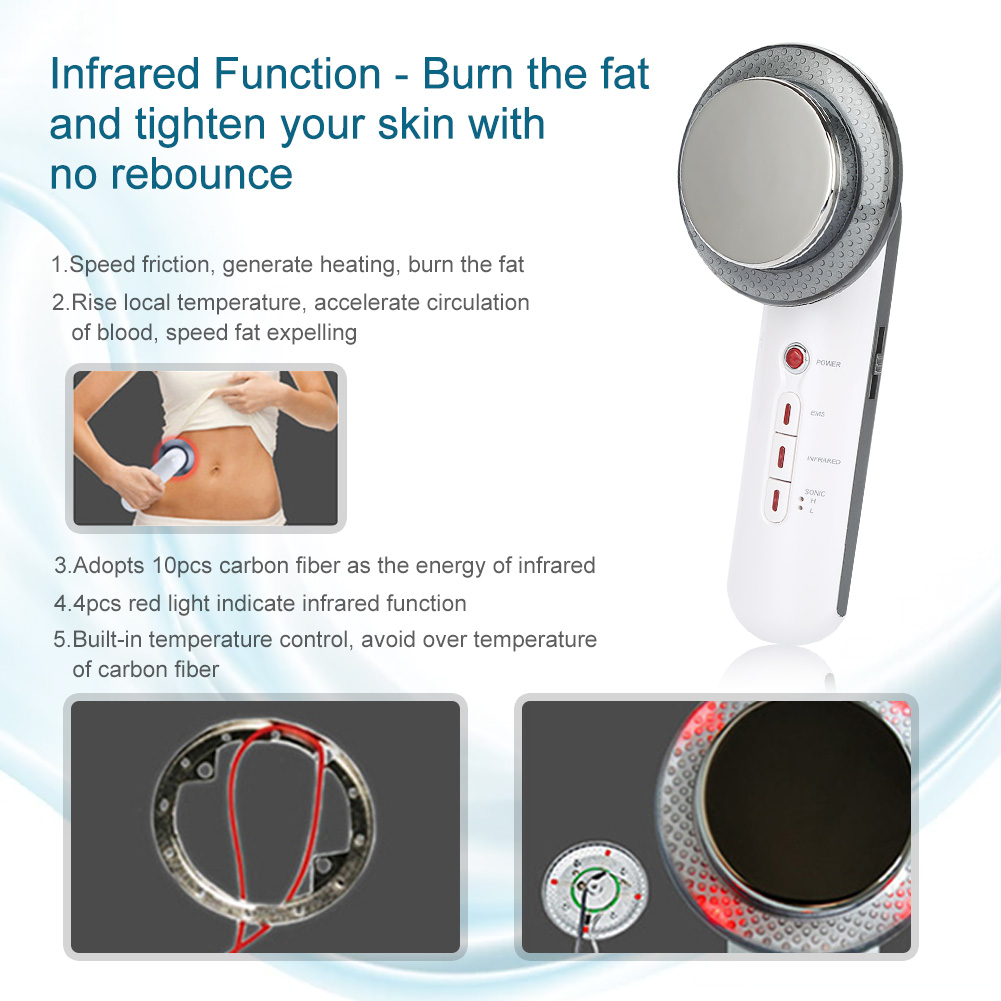 WALFRONT Anti Cellulite Massager, Ultrasound Beauty Device,Ultrasound ...