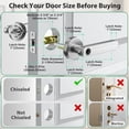 AINUO Smart Door Lock with Knob, Keyless Entry Door Locks with Handle ...