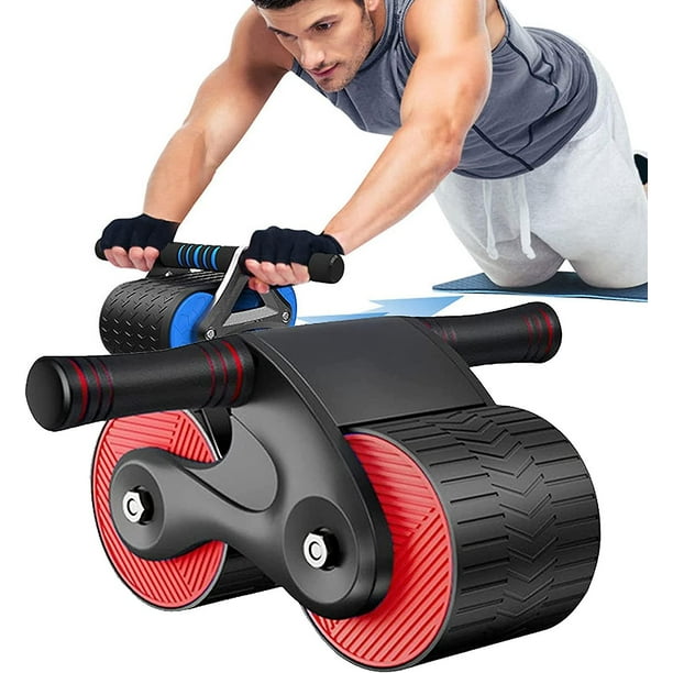 Automatic Rebound Abdominal Wheel With Mat, Roller Wheels Domestic Abdominal Exerciser For ...