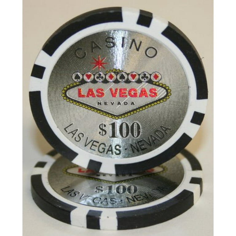 Silver Poker Chip From Vegas