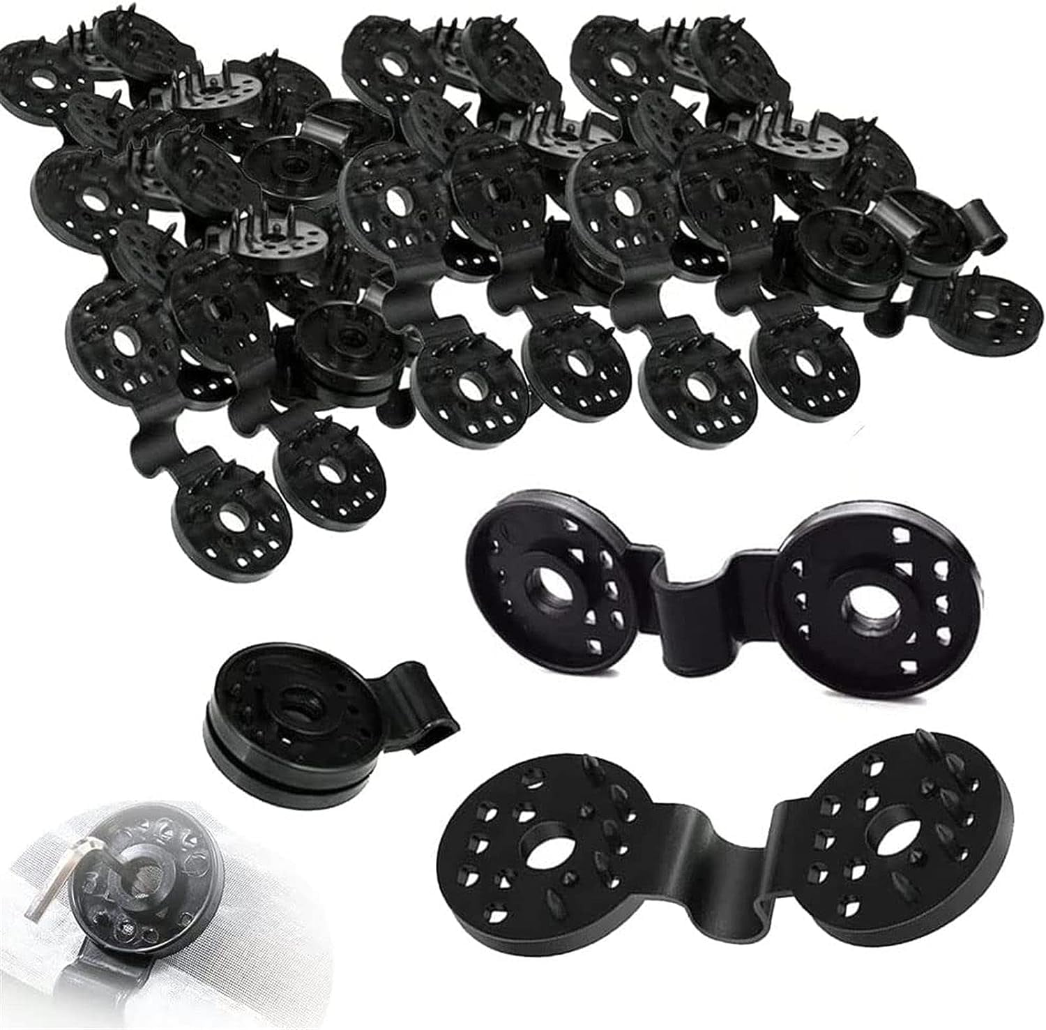 Shade Cloth Heavy Duty Lock Grip, Shade Cloth Plastic Clips, Windproof ...