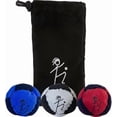 3 Pack Handmade 8-Panel Sand Filled Footbag Kick Sacks with Signature ...