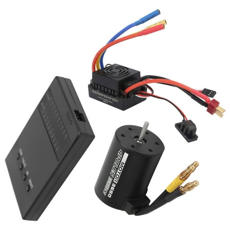 Spptty 1/8 1/10 Brushless Motor 3650 3600KV Brushless Motor 60A ESC ...