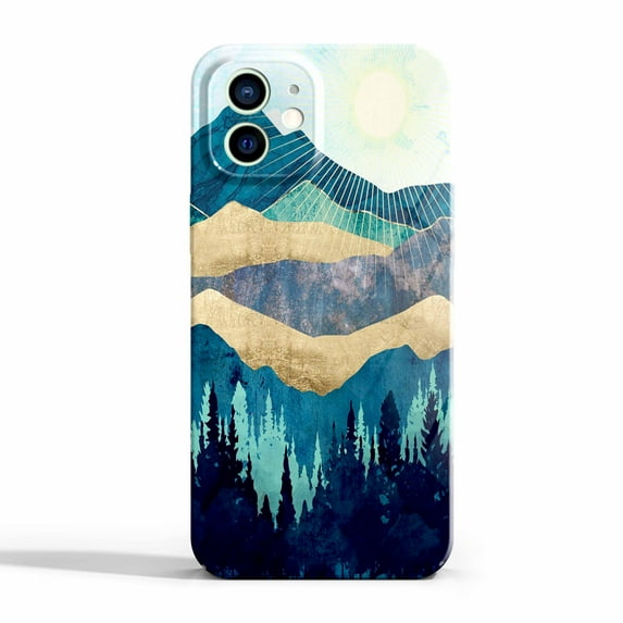 Displate Blue Forest Case for iPhone 12,Aesthetic Art Design Full Cover ...