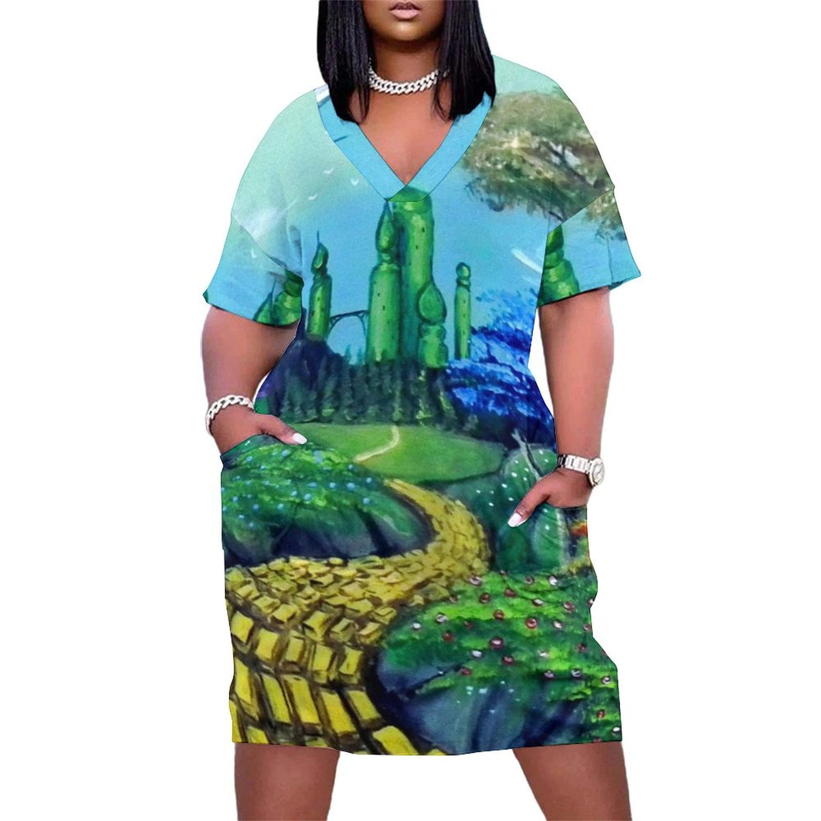 Road to the Emerald City Loose Pocket Dress Dance dresses women's ...
