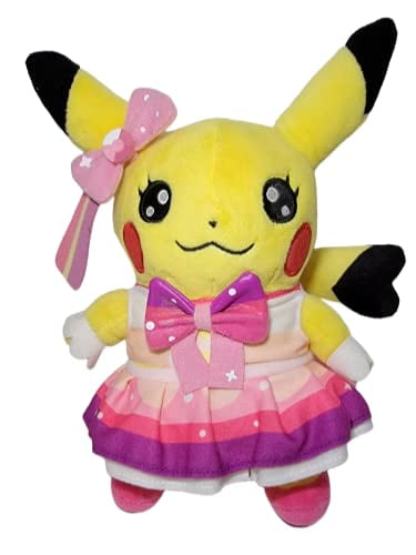 Pokemon Center Pikachu Idol Pop Star Cosplay Plush 8" Toy Doll ...