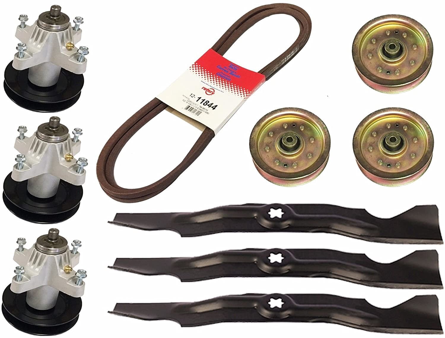Deck Mower Rebuild Kit Compatible with 50" Cub Cadet RZT50 Includes 742 ...