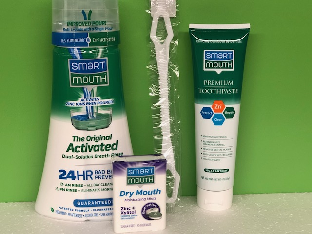 SmartMouth 16oz Original Rinse, 6oz Premium Toothpaste, Tongue Cleaner ...