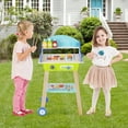 Gymax Kid's Pretend Barbecue Grill Play Set Toy BBQ Cooking Playset ...