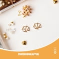 BESTYASH 3Pcs Golden Metal Lapel Pin Set with Scale of Justice Design ...