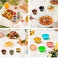 360 Set Sturdy & Food Safe Disposable Plastic Portion Condiment Dipping ...