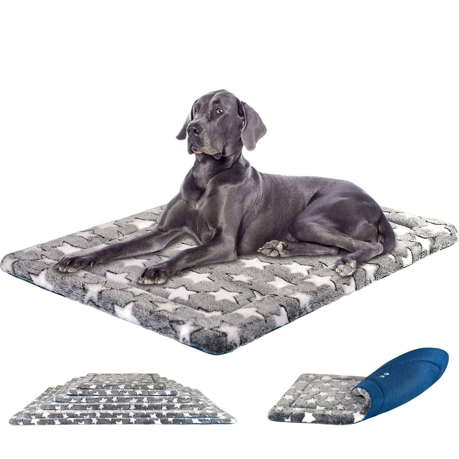 KROSER Dog Bed Mat Pad Reversible(Cool&Warm) Waterproof Crate Dog Bed ...