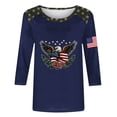 AGWOLF 4th of July Tops for Women Funny Patriotic Stars and Stripes ...