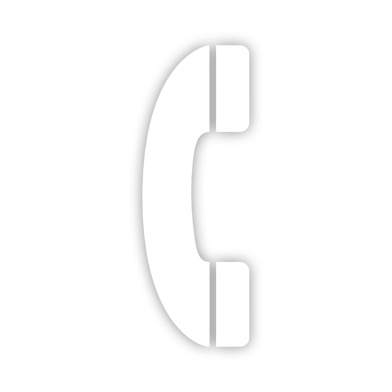 Telephone Sticker Decal Die Cut - Self Adhesive Vinyl - Weatherproof ...