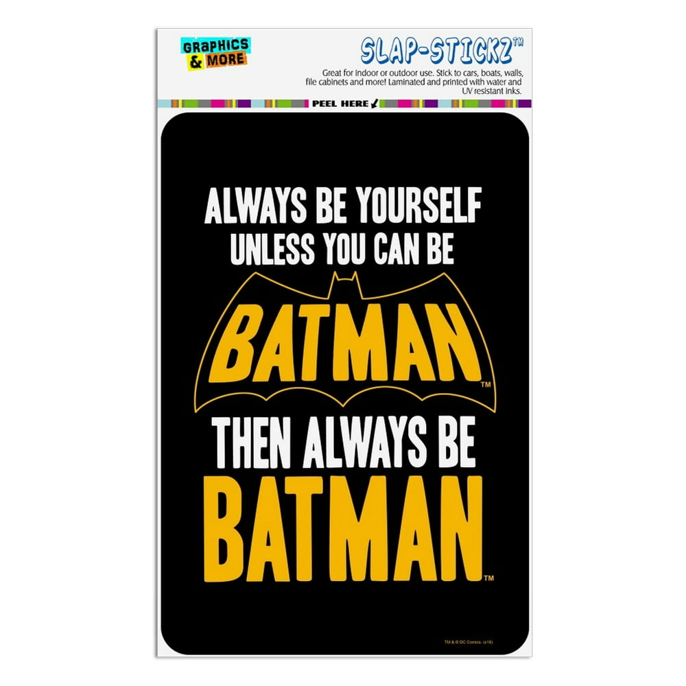 Batman Be Batman Home Business Office Sign - Walmart.com - Walmart.com