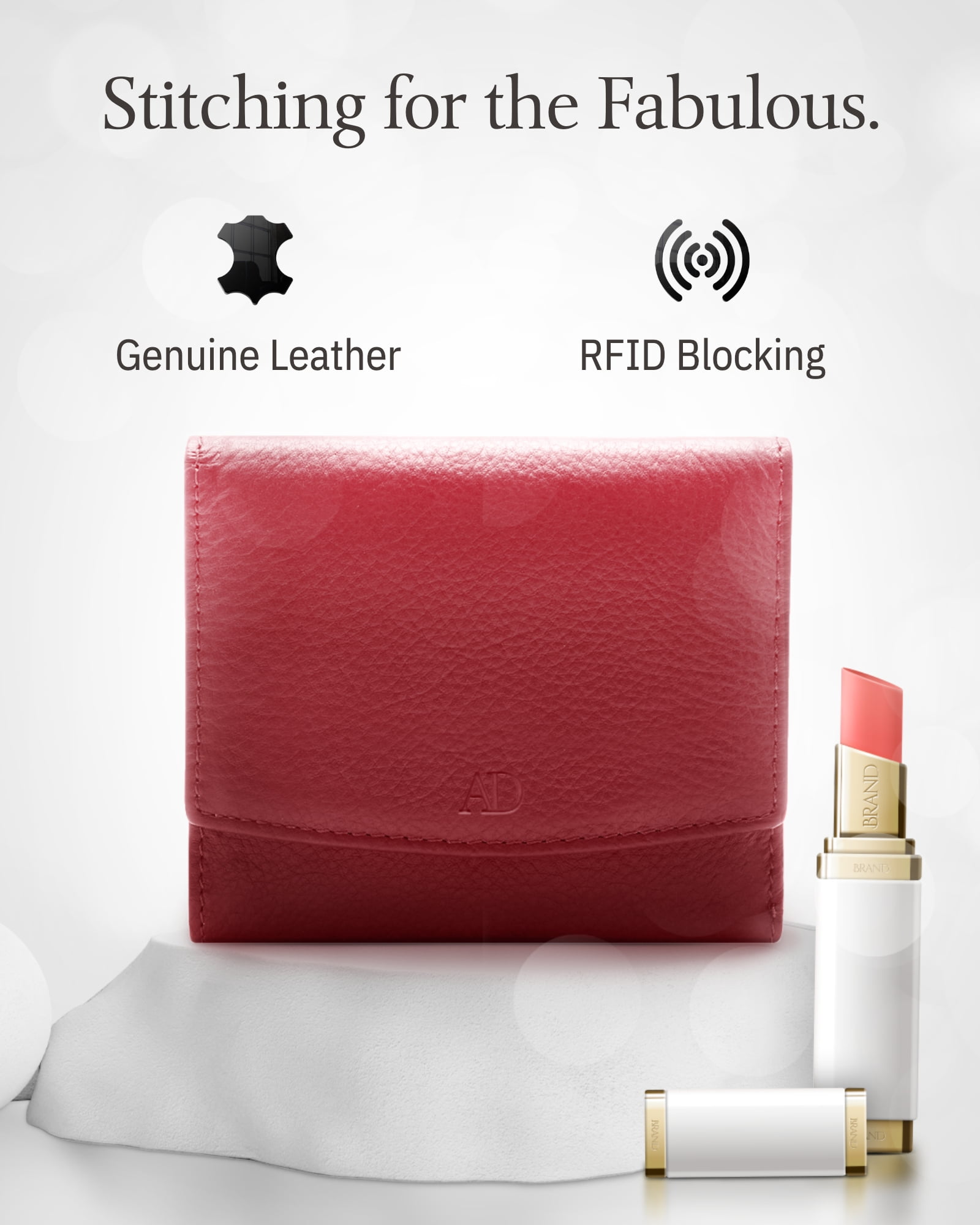 Small RFID Wallets For Women - Leather Slim Compact Philippines | Ubuy