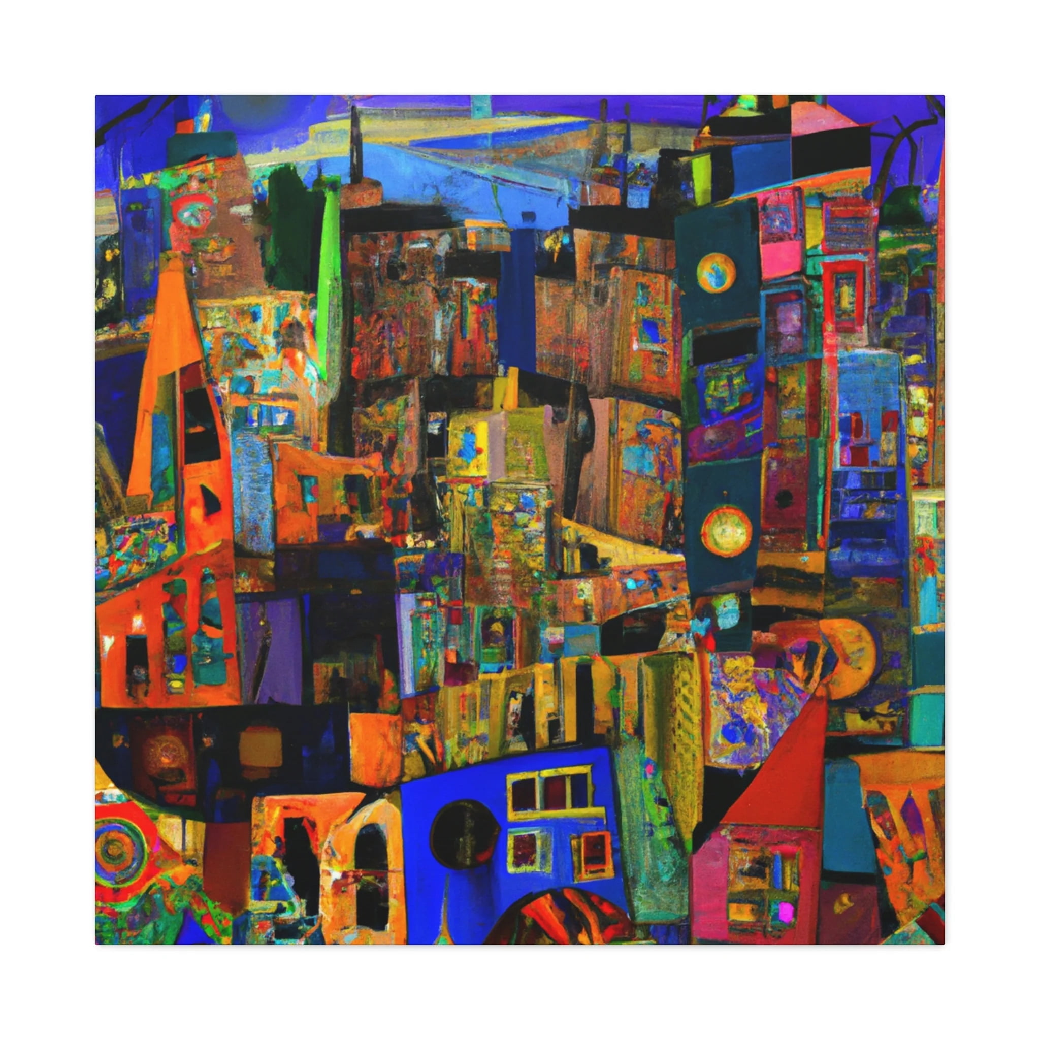 Deco Through Expressionism - Canvas - Walmart.com