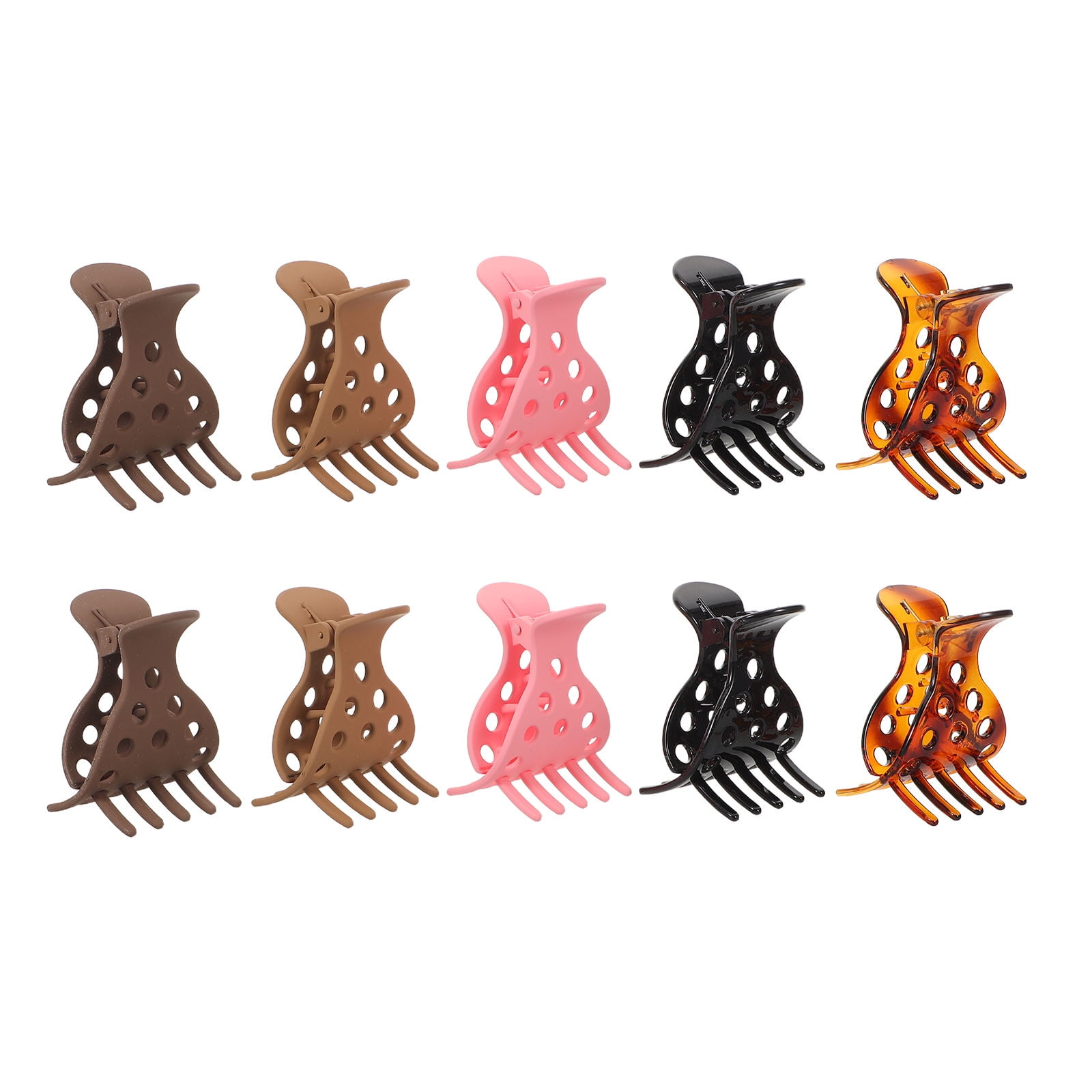 Click here for Whamvox 10pcs Lightweight Multi Color Hair Claw Cl... prices