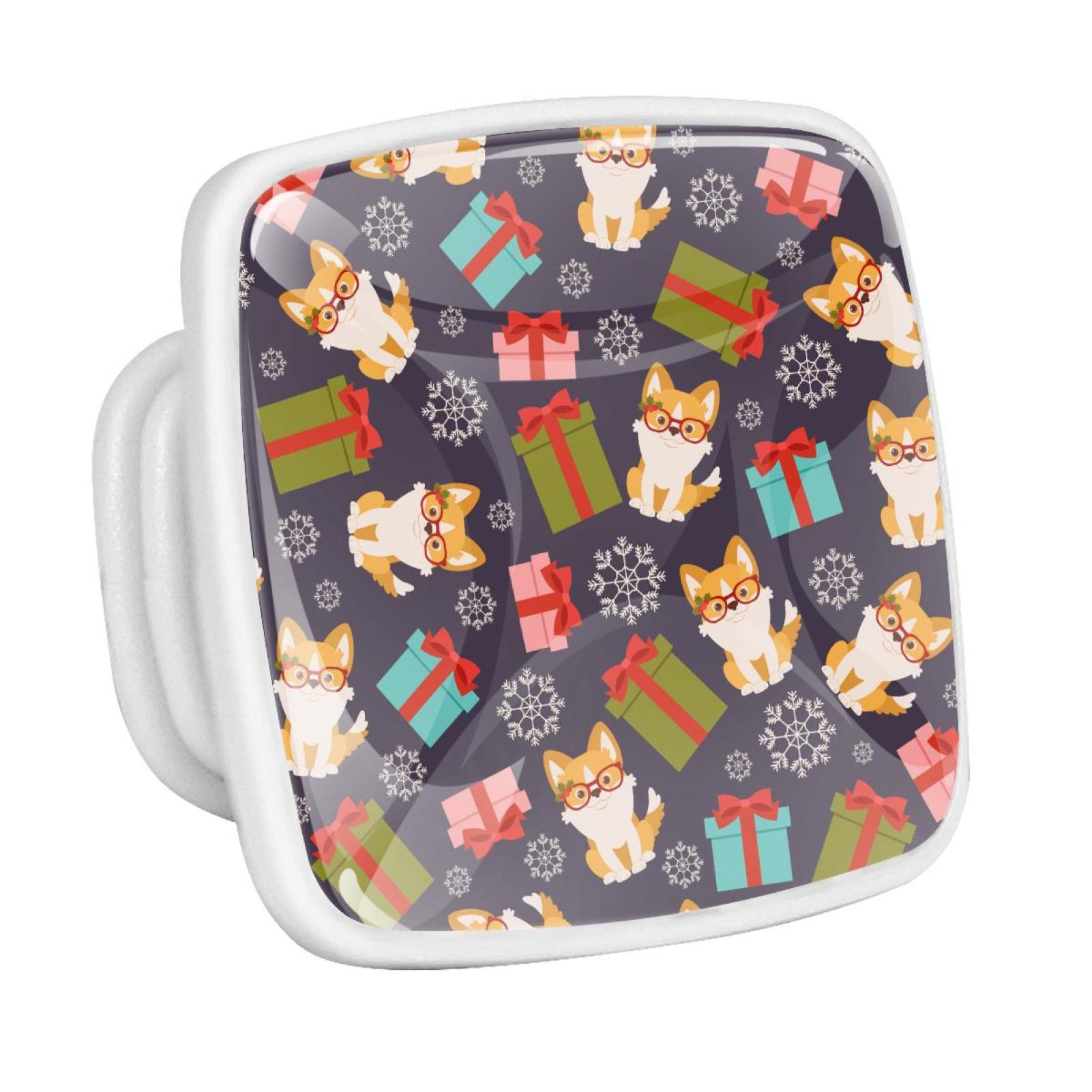 4PCS Square Cabinet Fluorescence Knob Glowing in the Dark Furniture ...