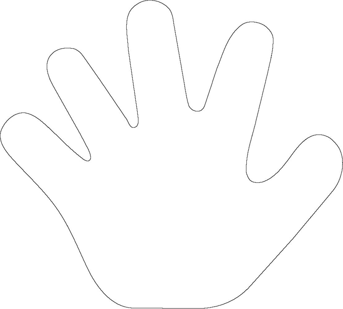 Sticky Shape Notepad - Hand - Walmart.com