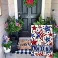 4th of July Garden Flag Patriotic Stars 12x18 Inch Double Sided for ...