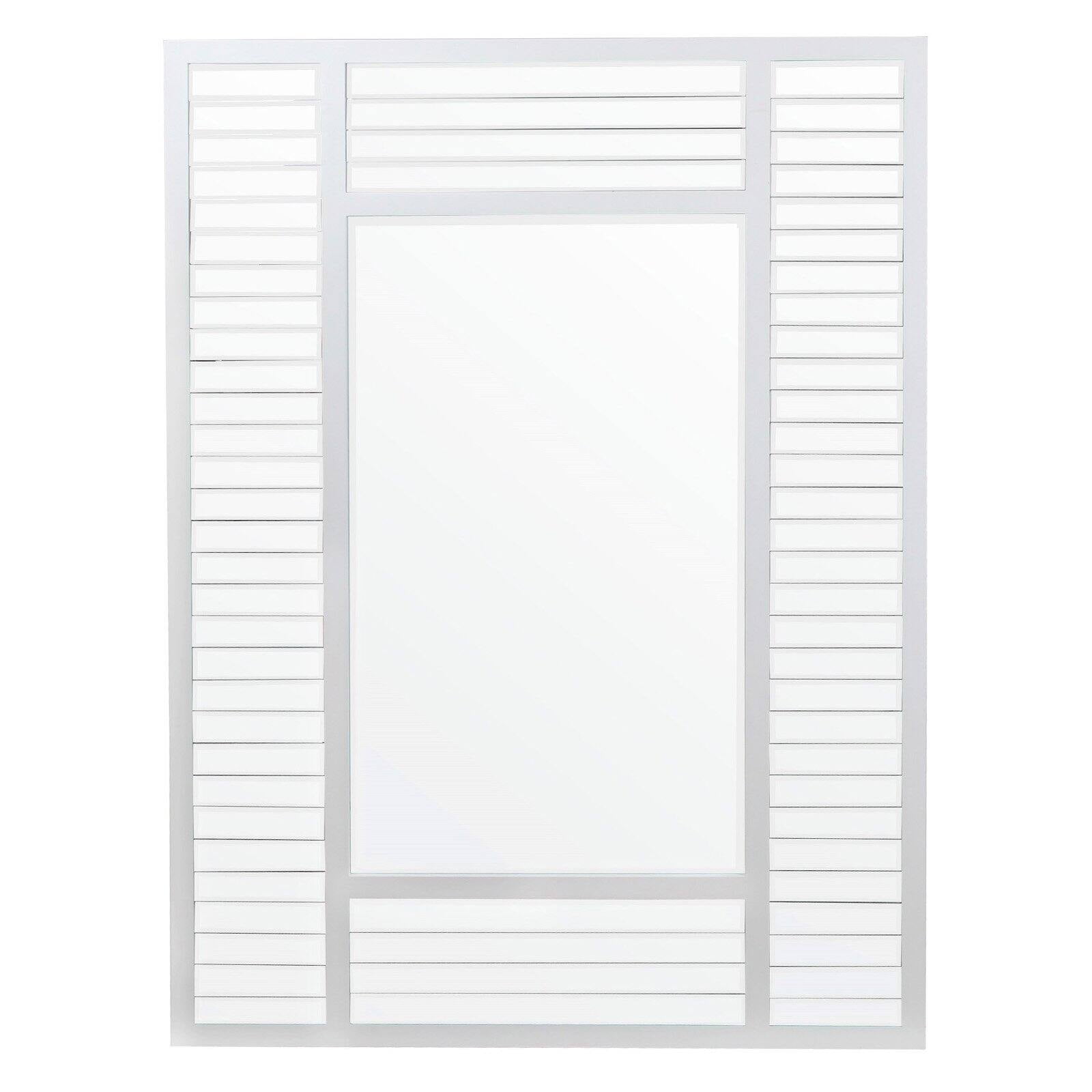 Privilege International Rectangle Shutter Wall Mirror - 31.5W x 43.5H ...