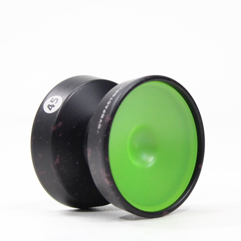 YoYoFactory 45 YoYo - Fingerspin Cap - Undersized Metal Yo-Yo (Black ...