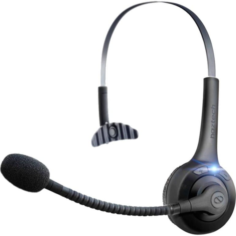 NAZTECH N760 BLUETOOTH OVER THE HEAD MULTIPOINT HEADSET BLACK - Walmart.com