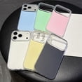 Candy Color Simple Phone Case for iPhone (Yellow,iPhone 17) - Walmart.com