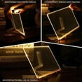 LED Note Board with 7 Colors Pen, Glowing Acrylic Message Marker Board ...